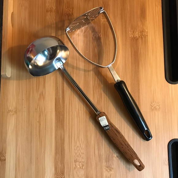 Ekco | Kitchen | Vintage Ekco Stainless Ladle And Potato Masher Set | Poshmark